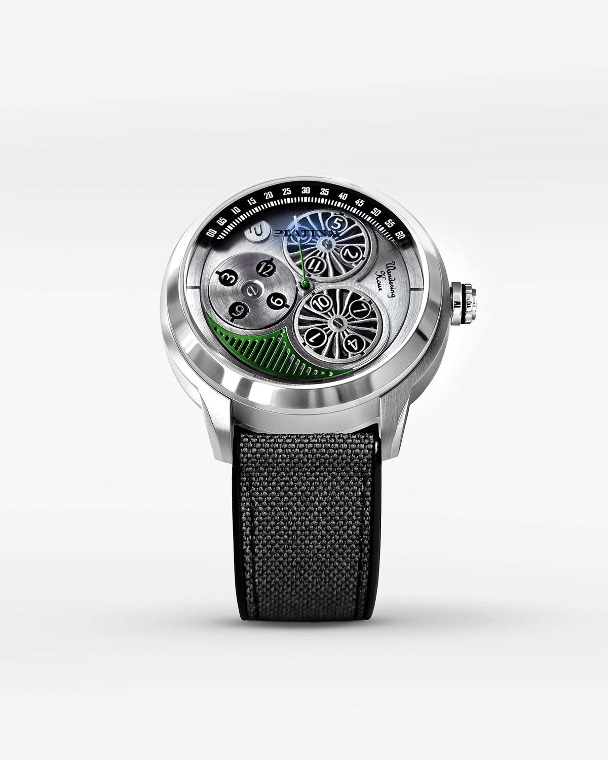 Classicon Wandering Hour - 42mm green – Platina Watch & Co